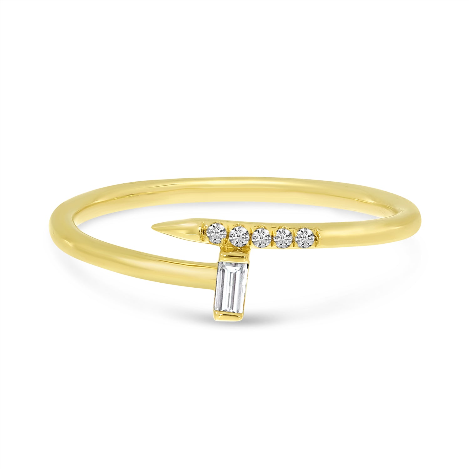 Diamond Bypass Wrap Ring – MickysJewelryStudio